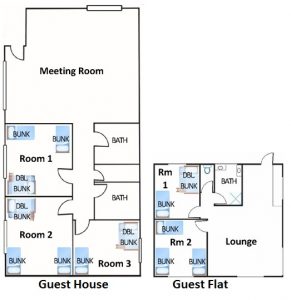 Guest House and Flat Floorplan - ADANAC CYC
